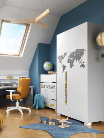 Balti rašomieji stalai - Meblik