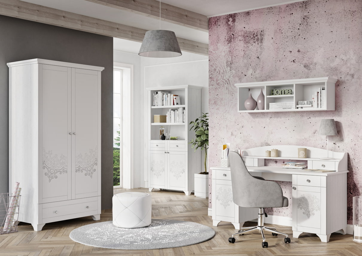 Rašomieji stalai su spintelėmis - Meblik