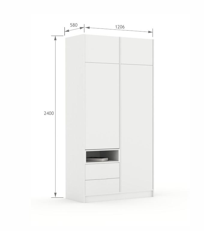 Spinta 120-2-60/240 North - Meblik