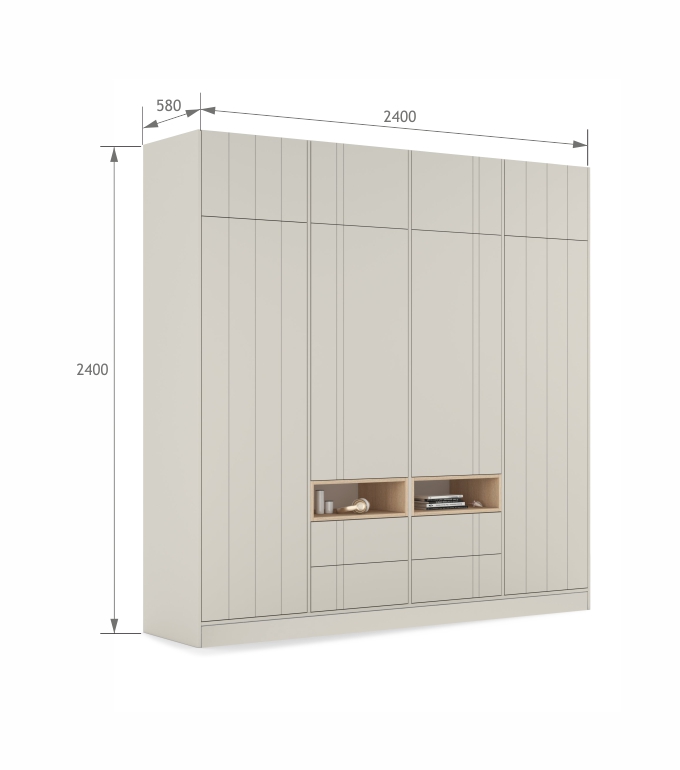 Spinta 240-4-60/240 Cashmere - Meblik