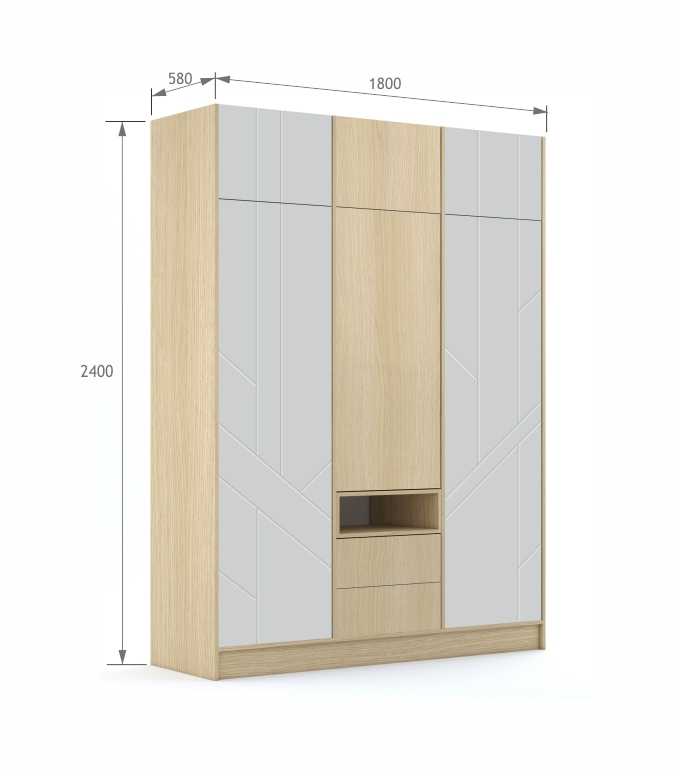 Spinta 180-2-60/240 GrafLine - Meblik